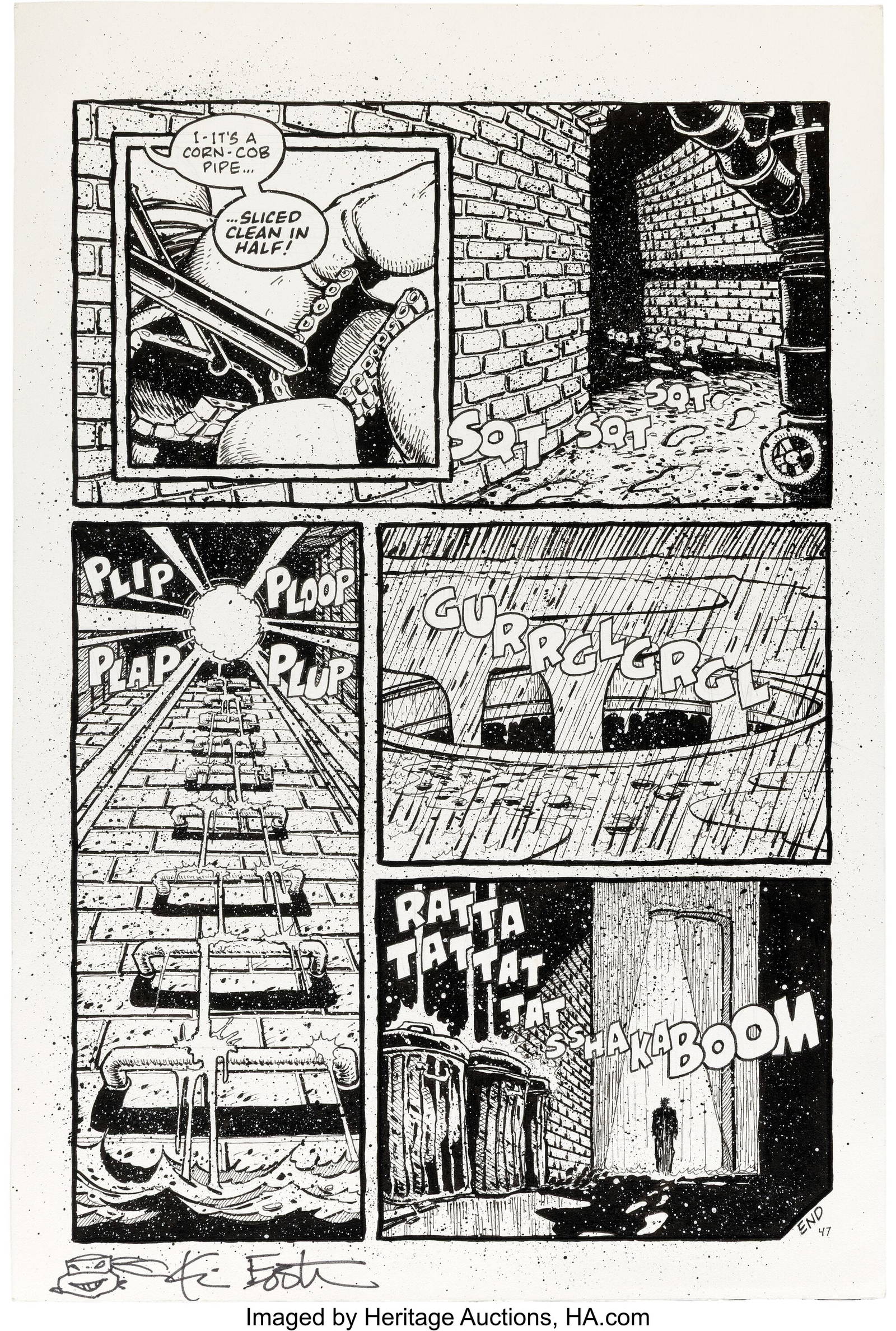 Rick Veitch And Kevin Eastman - Casey Jones: Nor Auction