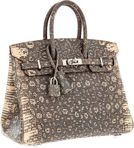 Hermes Extremely Rare 25cm Ombre Lizard Birkin B