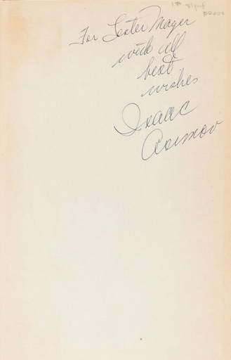 Isaac Asimov. Pebble In The Sky. Garden City: Do