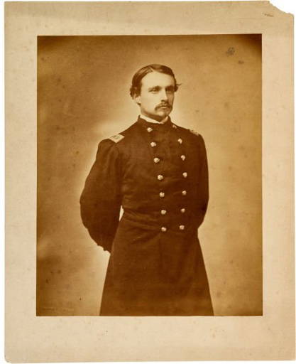 Union Colonel Robert Gould Shaw: Large Albumen P