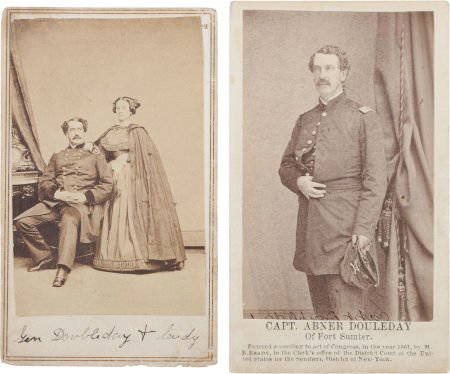 Union Major General Abner Doubleday Lot Of Two C