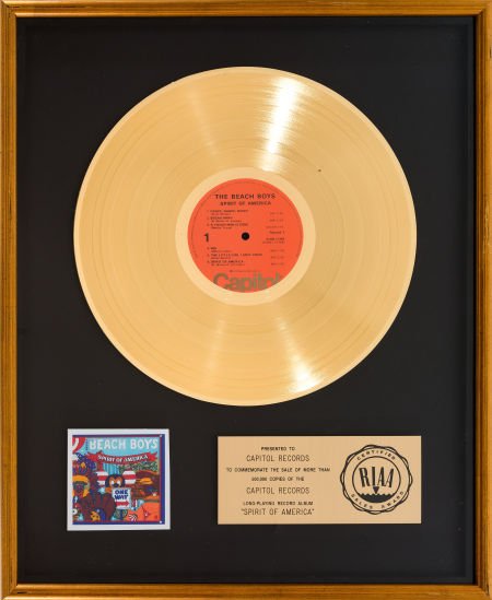 Beach Boys Spirit of America RIAA Gold Record Aw - Sep 20, 2015 ...