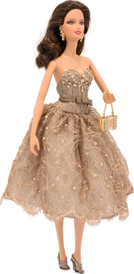 Judith Leiber Limited Edition Barbie Doll With M