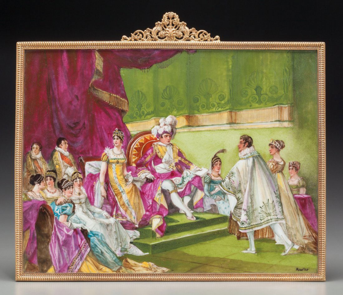 65128: A Framed Ferdinand Bing & Co. Successors Painted