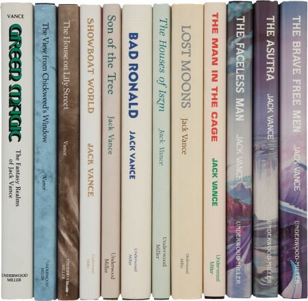 Jack Vance. Group Of Twelve Novels By Jack Vance