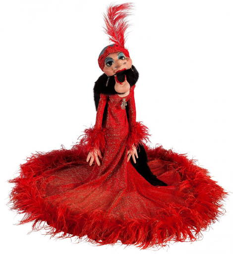 A "madame" Puppet, Circa Late 1970s Early 1980s.