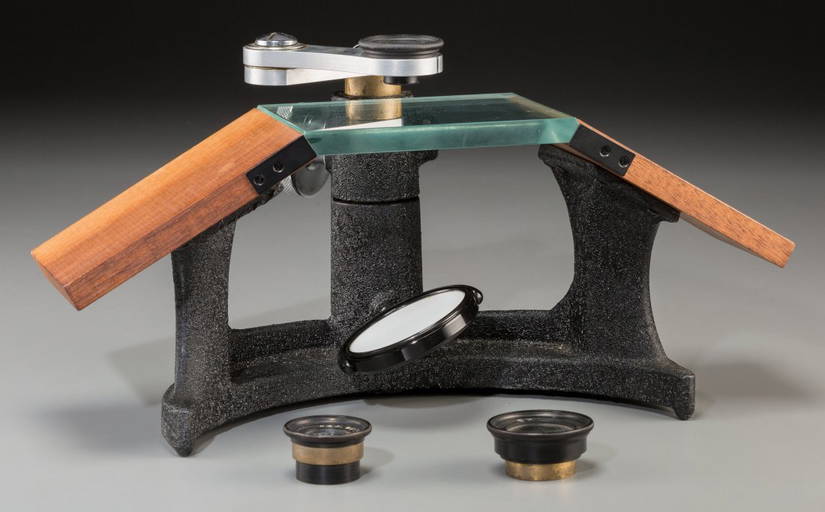 A Cased R & J Beck Dissecting Microscope, First