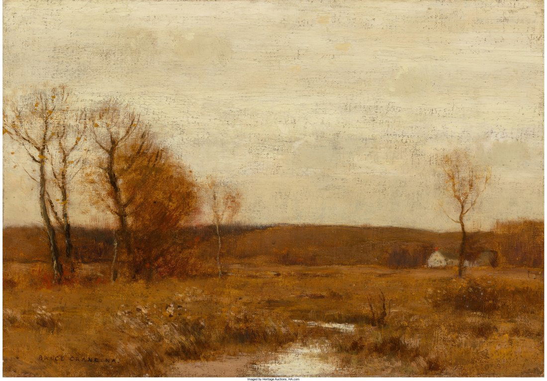 61409: Bruce Crane (American, 1857-1937) November Meado