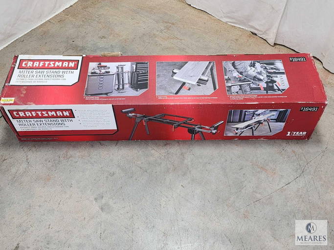 Craftsman Miter Saw Stand With Roller Extensions New In Original Box