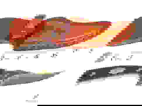 New Schrade Old Timer Sharpfinger Fixed Blade Knife With Leather Sheath ...