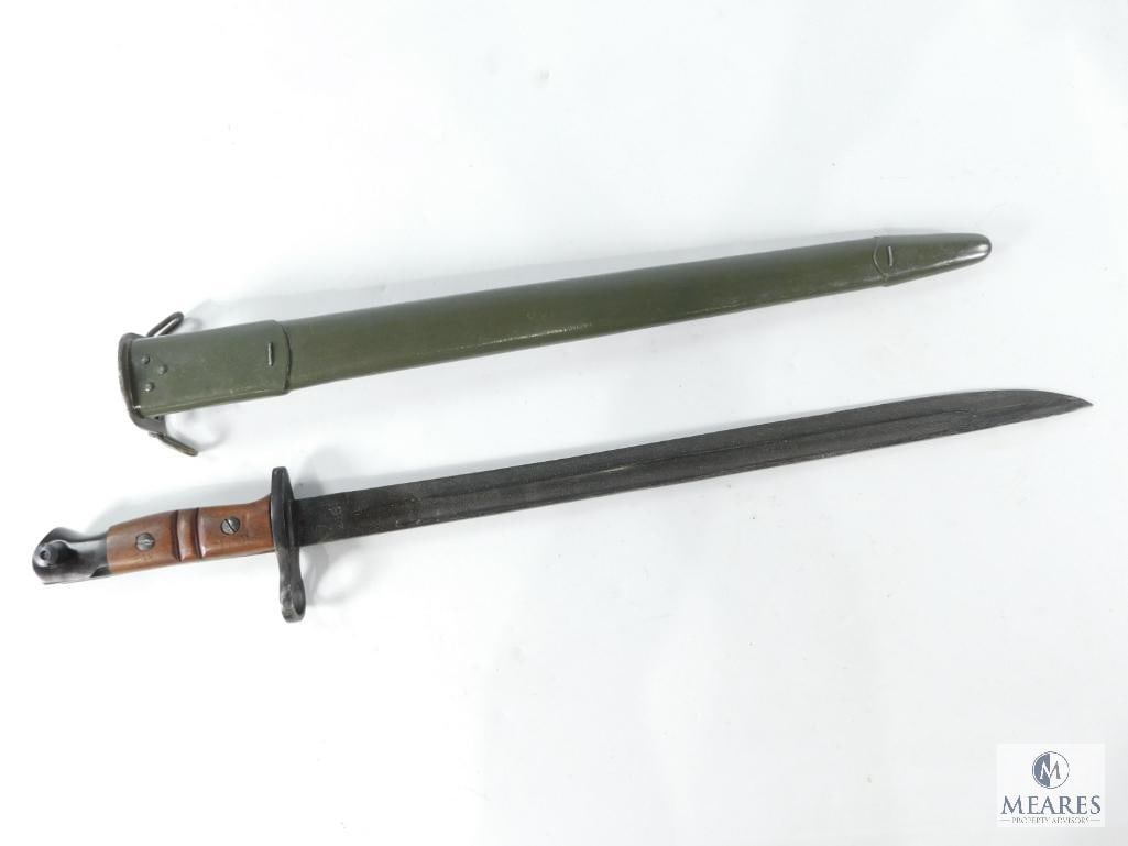 Reproduction Us M1917 Bayonet With Sheath Auction