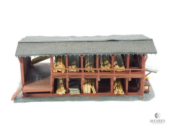 Atlas Ho Scale Train Village Lumber Yard
