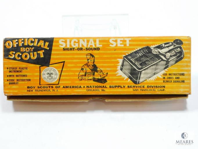Boy Scouts Of America Official Boy Scout Signal Set Sight Or Sound