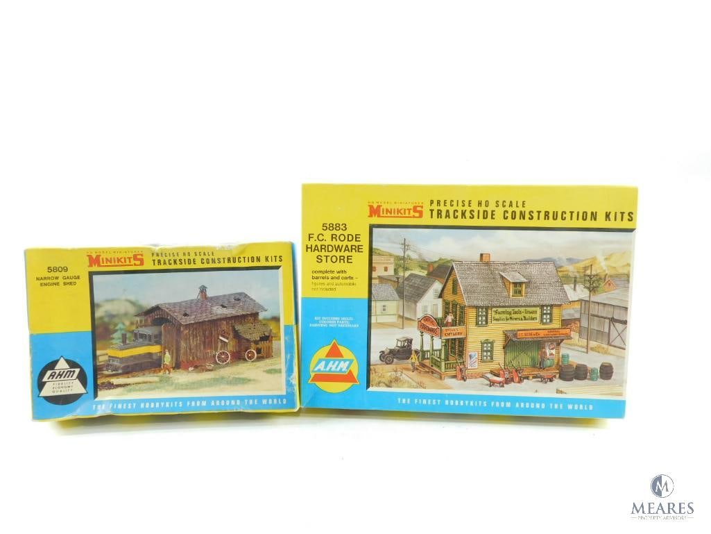 Two Ahm Ho Model Miniatures Minkits Trackside Construction Kits Auction