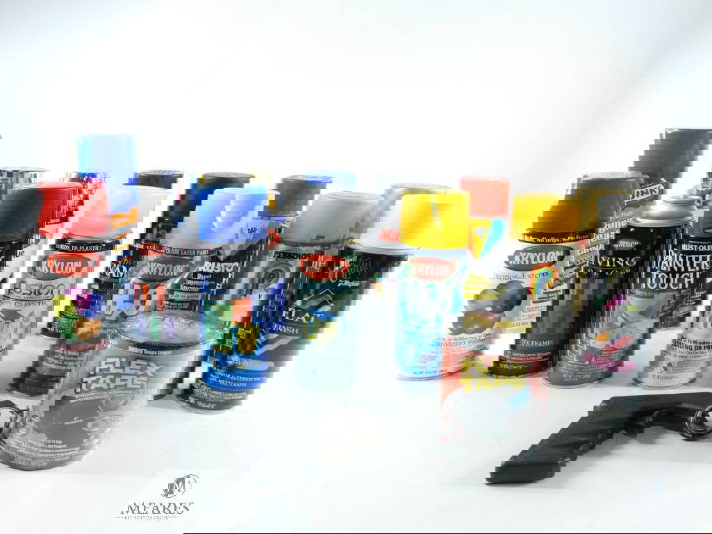 Box Of Spray Paint Auction