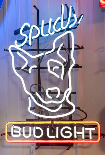 Original Budlight Spuds Neon