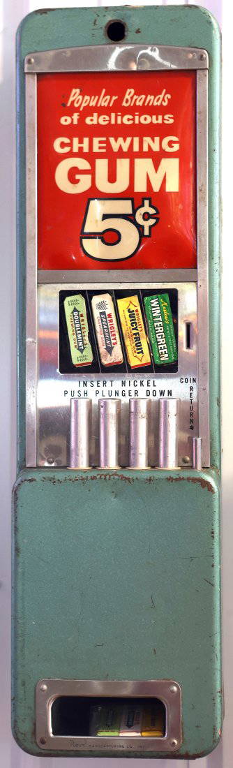 Buy Antique Rowe Gum Machine | Investment Classics In Mi
