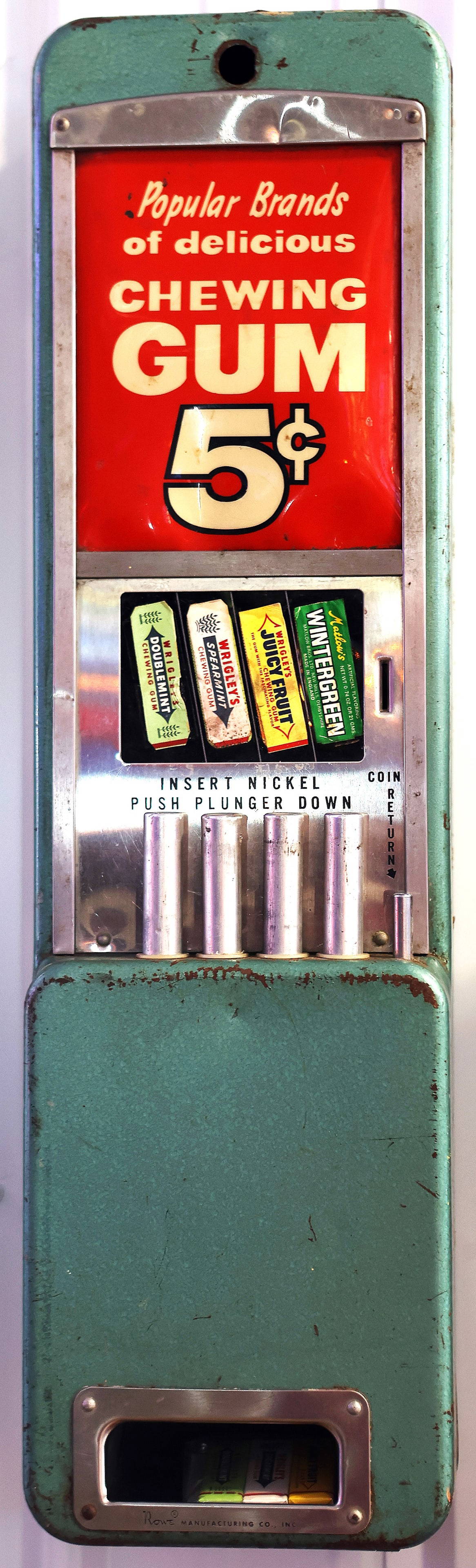 Antique Rowe Gum Machine Auction