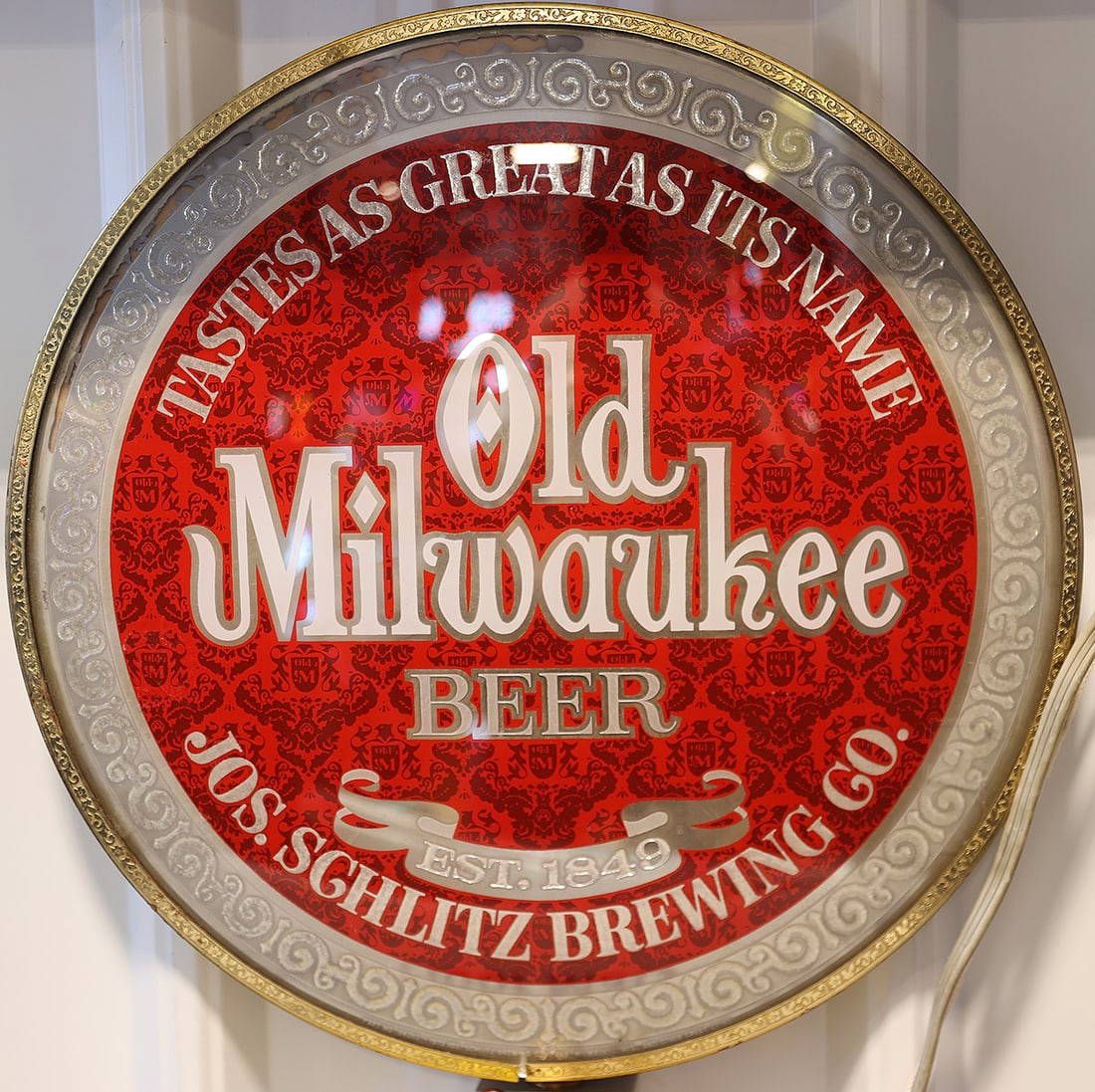 Old Milwaukee Beer Sign Original Auction