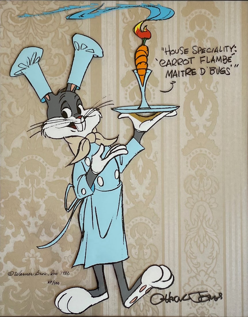 Chuck Jones Bugs Bunny Looney Tunes Limited Edition Cel Signed "bugs ...