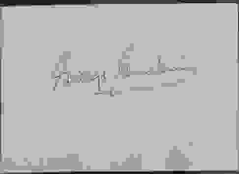 George Gershwin Signed Autograph Book Page Auction