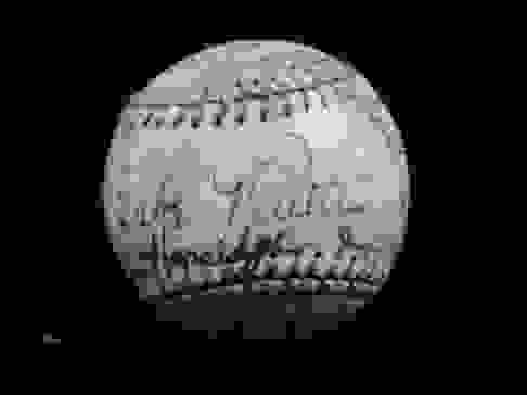 1939 Centennial Hall Of Fame Players Signed Baseball Auction