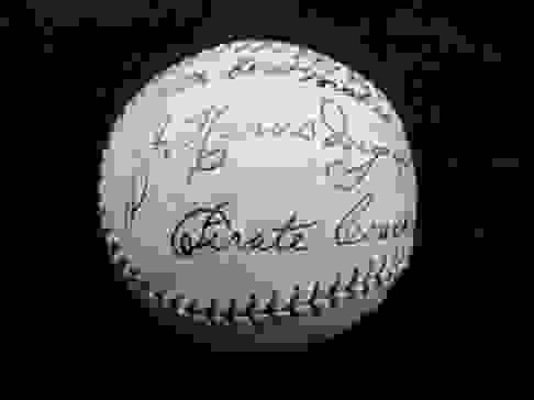 Honus Wagner Signed Official National League Baseball Auction