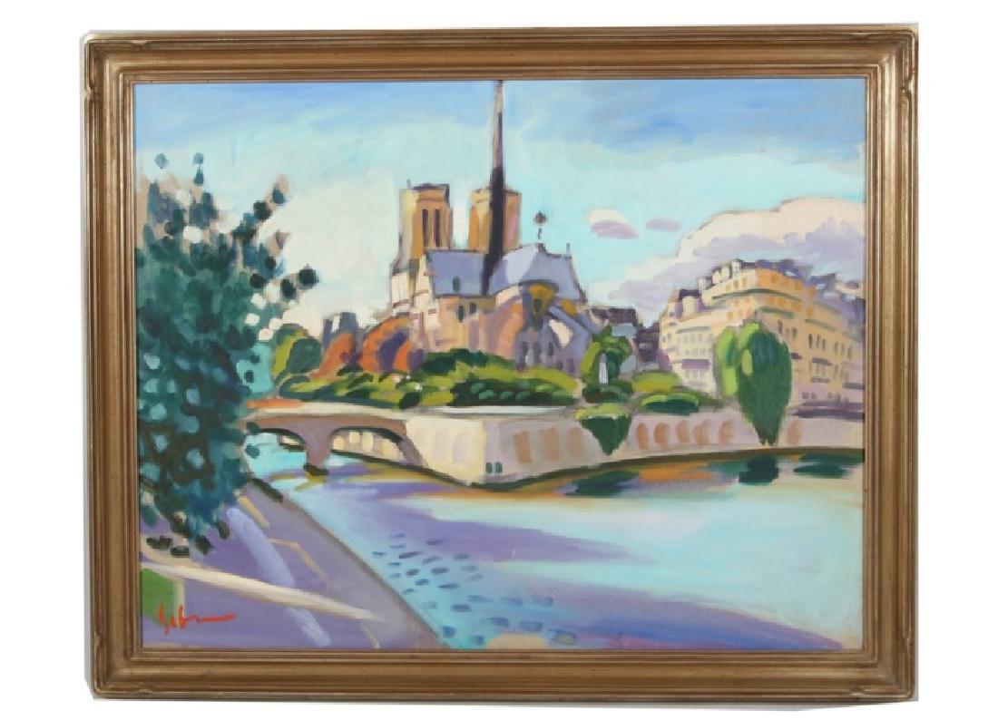 Greg Sobran (American, b. 1947), "Notre Dame"