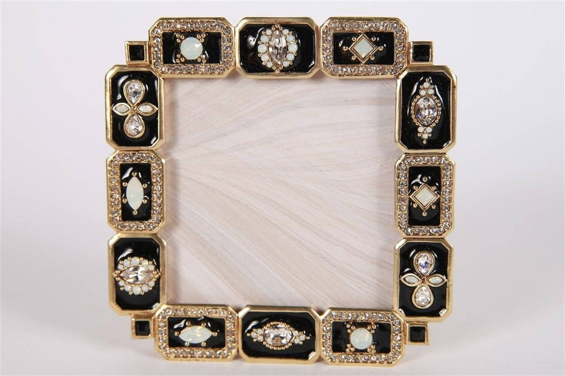 Jay Strongwater, 3" Mosaic Square Frame Auction