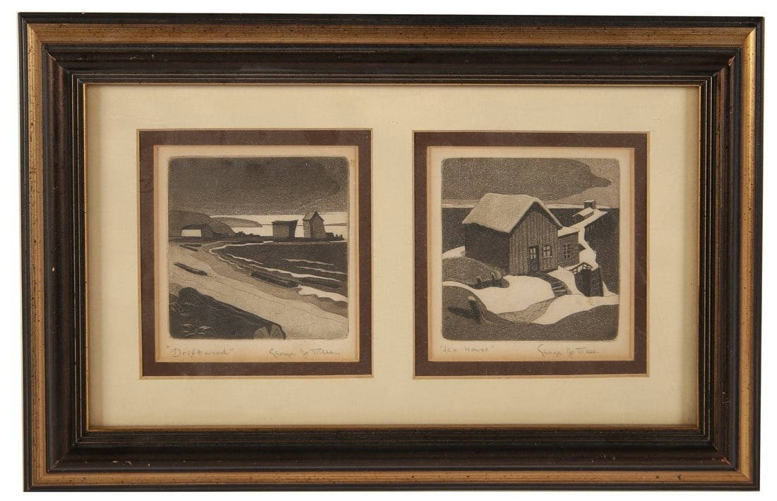 George Joseph Mess, "driftwood" And "ice House" Auction