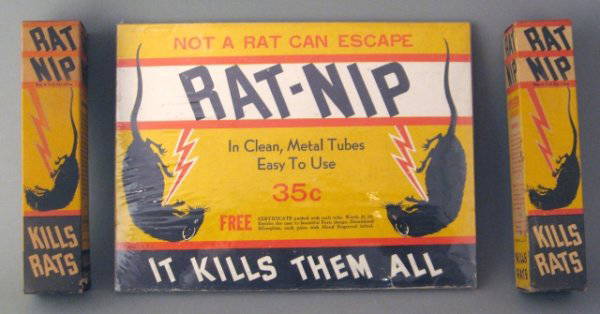 Nos Rat Nip & Display Sign