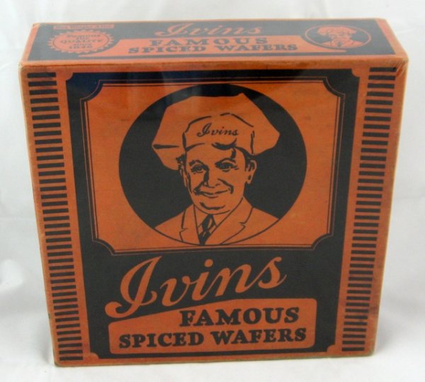 649: Ivins Famous Spice Wafers 3lb Store Box