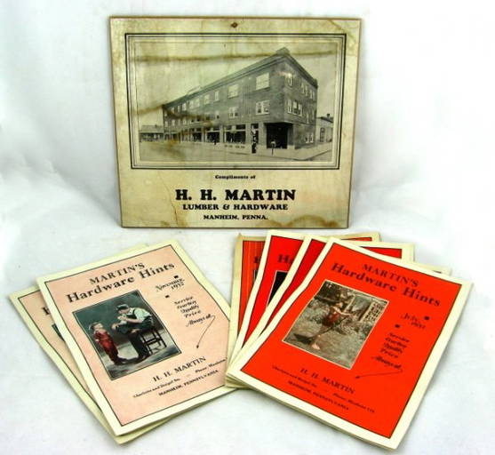 Martin Lumber & Hardware Calendar & Books