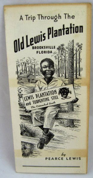 1094: Early 1900's Old Lewis Plantation Pamphlet