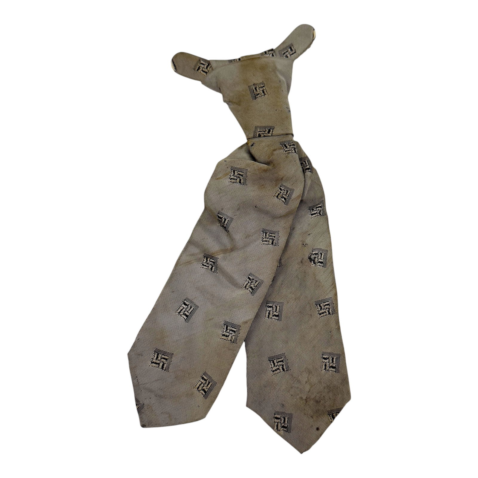 Third Reich Nazi Swastika Neck Tie For Child Auction