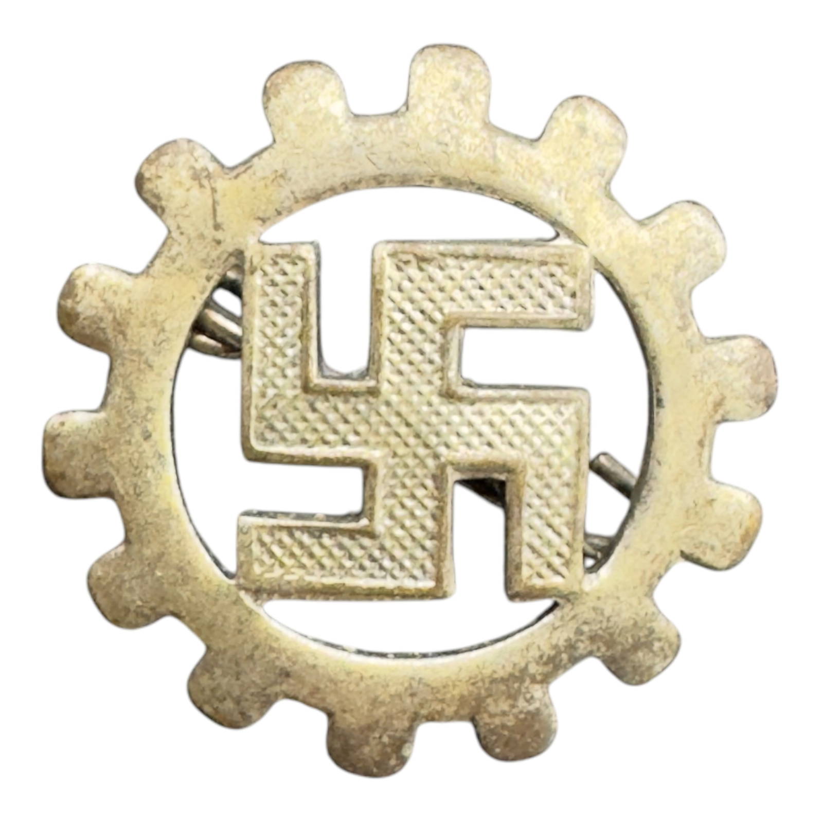 Third Reich Nazi Daf Pin Badge Auction