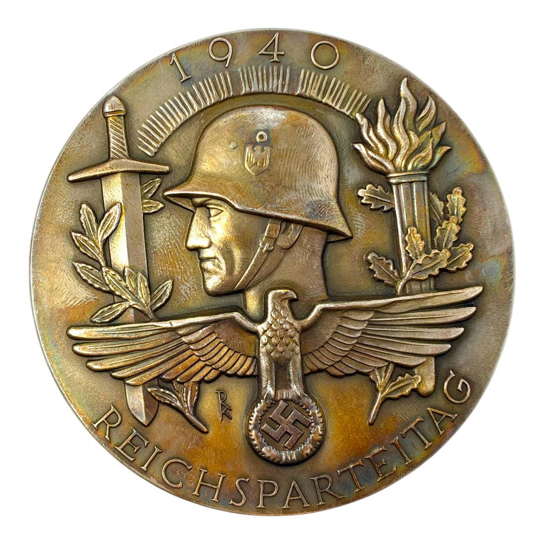 Reichsparteitag 1940 Prototype Plaque In Silver By Deschler Auction