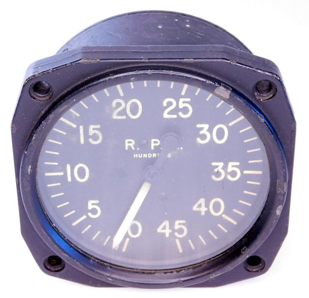 Usaaf Wwii Army Air Force P-40 Fighter Plane C-11 Tachometer Rpm Gauge ...