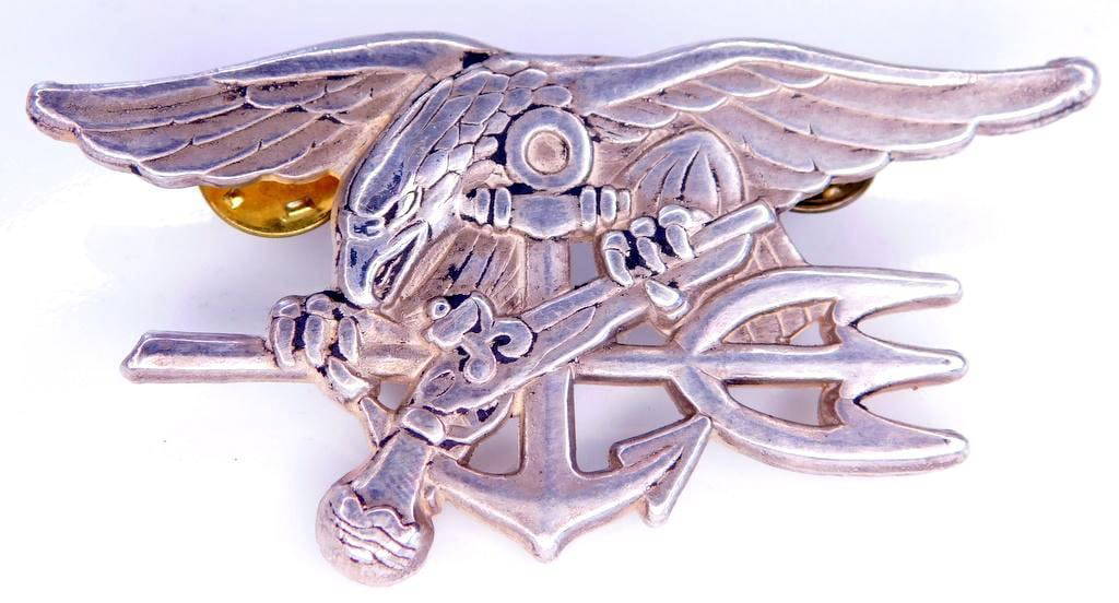 Usn Viet Nam Era Naval Seal Team Trident Special Warfare Badge Auction