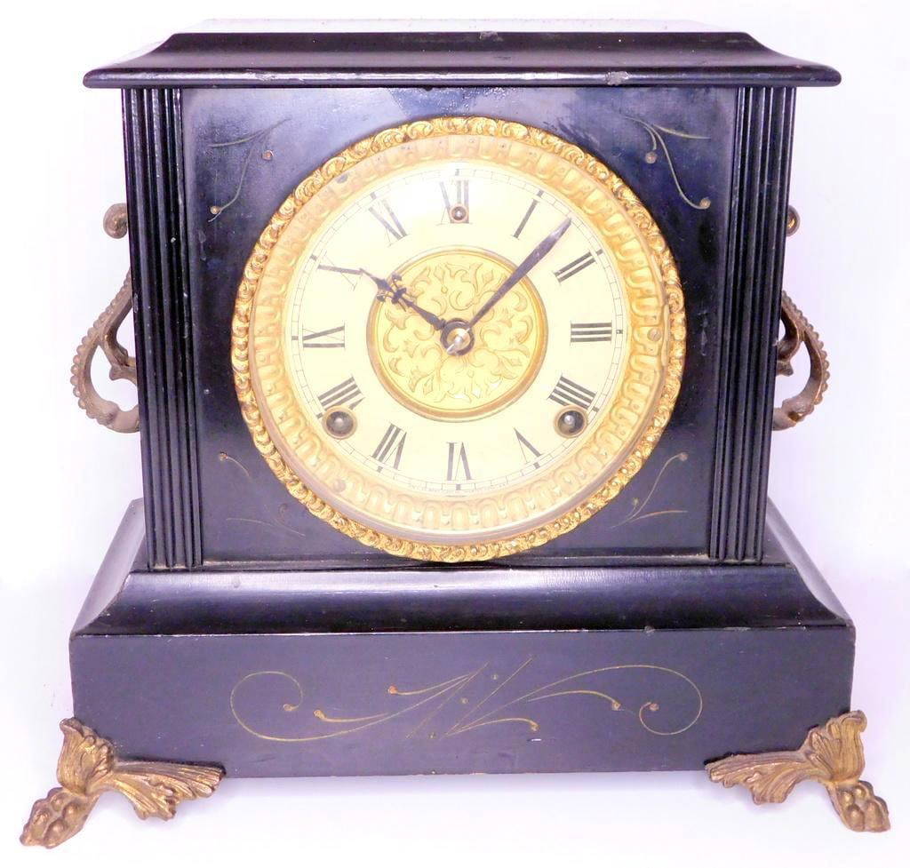 Antique Wm L Gilbert Mantle Clock, 1903 Auction