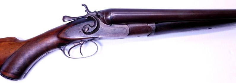 C.g. Bonehill Double Barrel 12 Ga. Hammer Shotgun