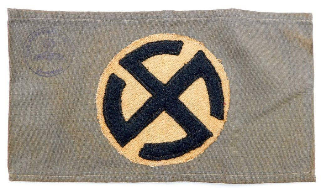 German Wwii Foreign Volunteer Swastika Arm Band Auction