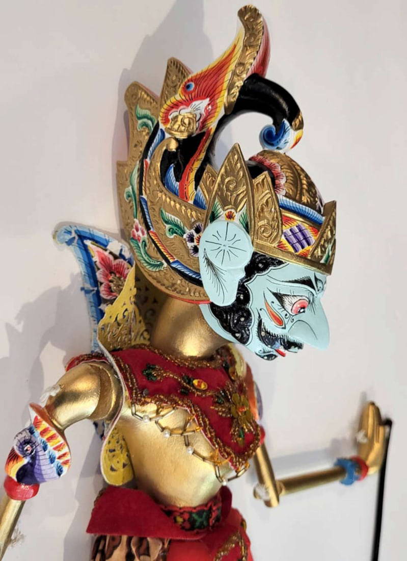 Vintage Wayang Golek Indonesian Puppet Doll Auction