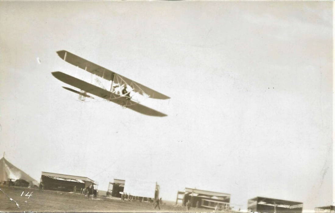 C. 1910 Aviation Wright Brothers Airplane Rppc Auction