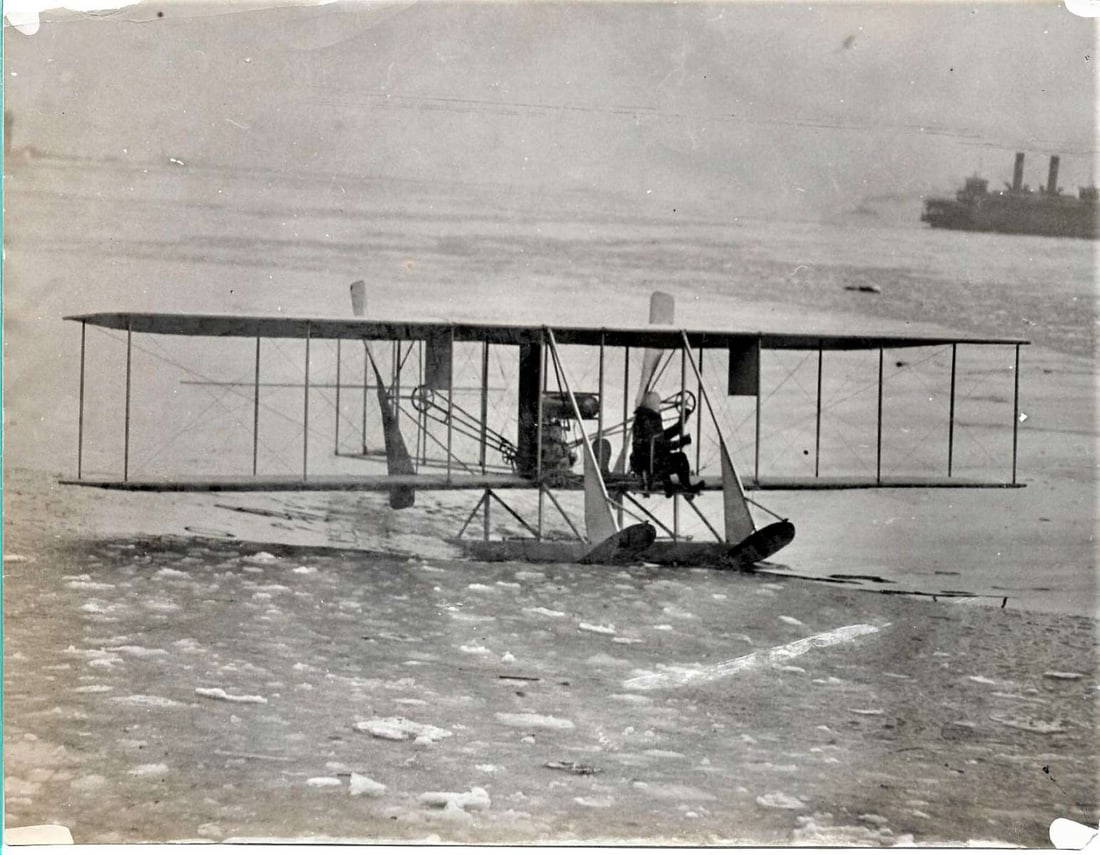 1912 Aviation Wright Pilot Coffyn Famous Flight Over Nyc Auction