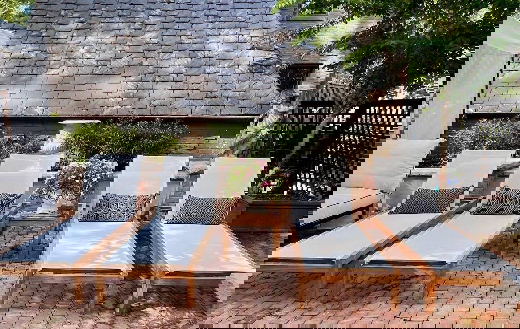 Restoration Hardware Aegean Teak Chaise Lounge Chairs, Set Of 4 , New ...