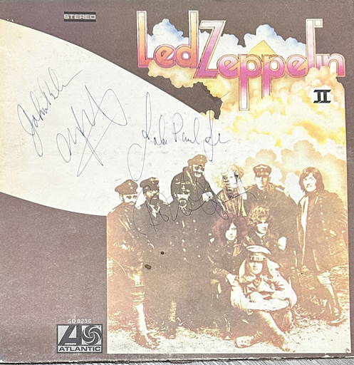 Led Zeppelin Autographed Album John Bonham