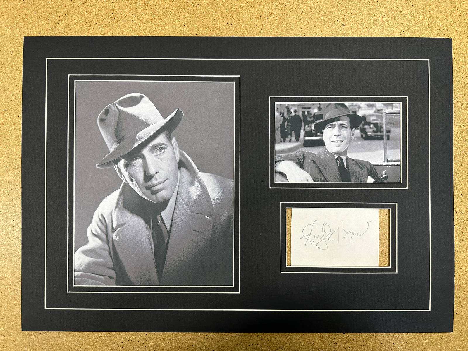 Humphrey Bogart Matted Autograph & Photo Display - May 18, 2024 | Hiram ...
