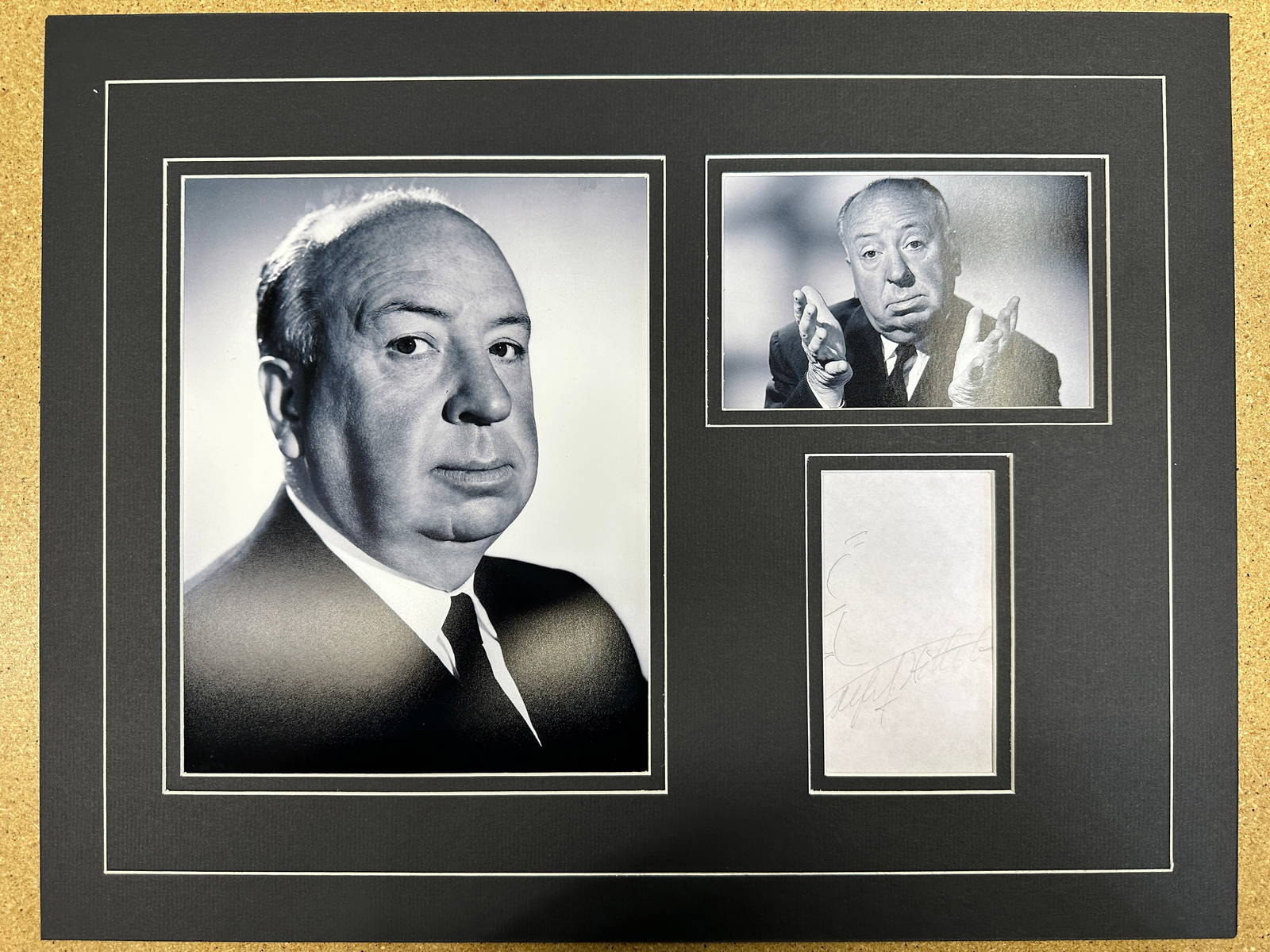 Albert Hitchcock Matted Autograph And Photo Display Auction