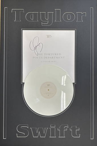 Taylor Swift Autographed Album Display!